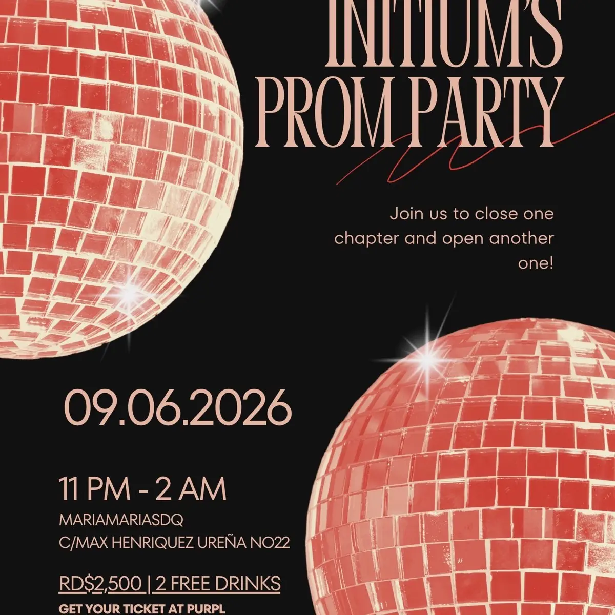 INITIUM'S PROM PARTY - PURPL